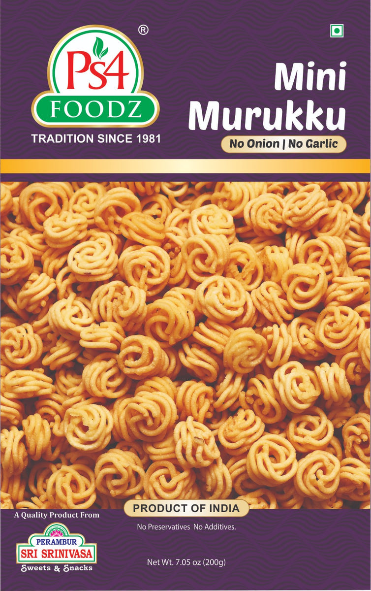 Mini Murukku - 200gm – Abirami Foods